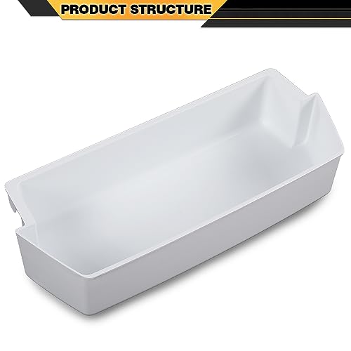 CNNELL WP2187172 Replacement Refrigerator Door Bin - WHITE- 2187172 Compatible with Whirlpool, Kenmore, Roper, Amana Crosley Estate Refrigerators