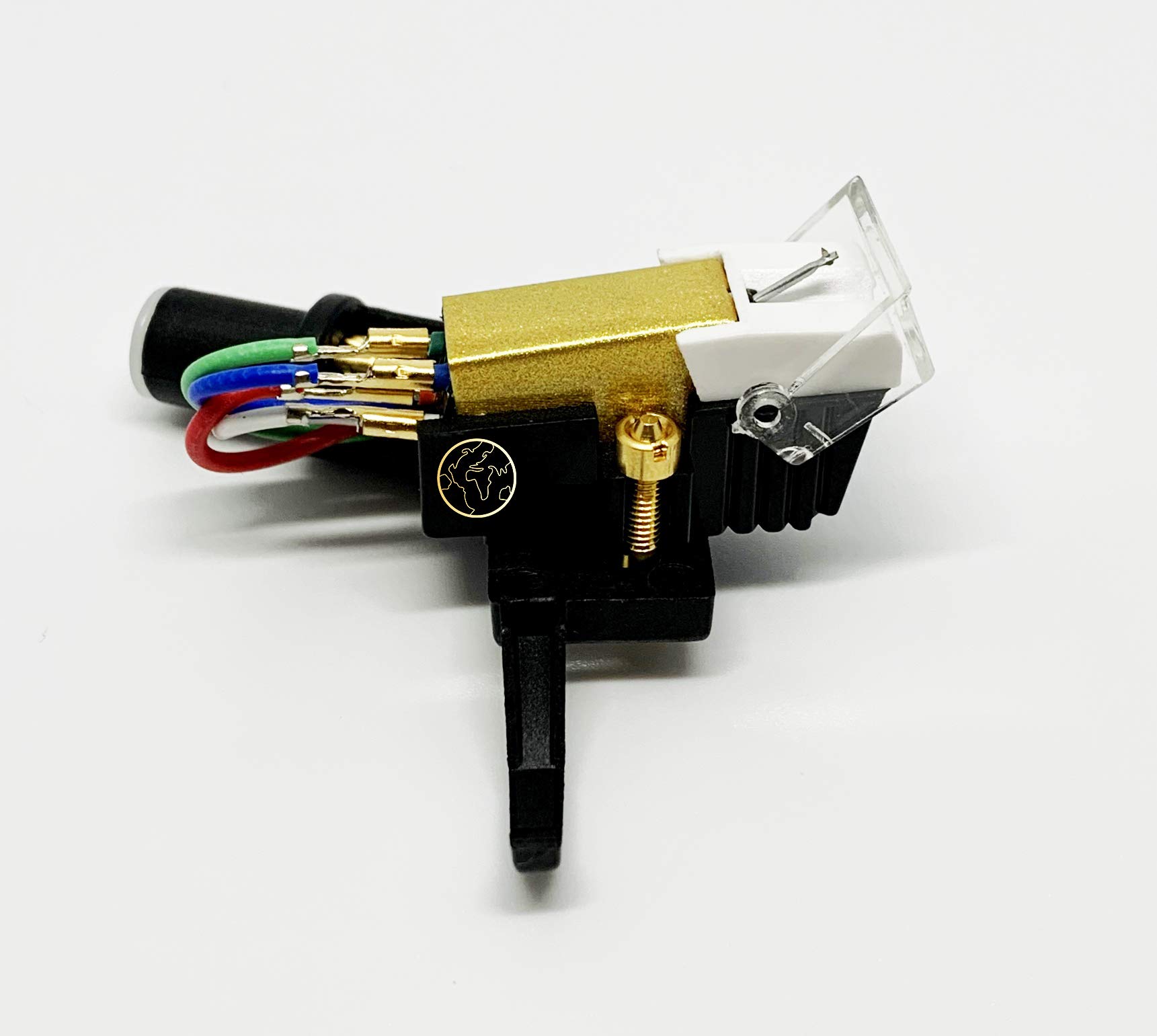 DENON Gold Plated Cartridge Headshell with Moving Magnet Cartridge, Stylus for DP-30L, DP-35F, DP-37F, DP-45F, DP-47F, DP-51F, DP-52F, DP-23F