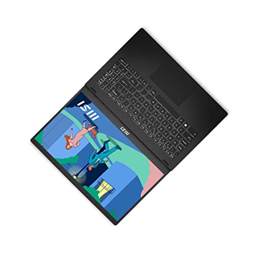 MSI Modern 15 Laptop: Ryzen 7 7730U, UMA AMD Radeon Graphics, 15.6" FHD, 16GB DDR4, 1TB NVMe SSD, 180-Degree Lay-Flat, Type C, Win 11 Pro: Classic Black B7M-223US