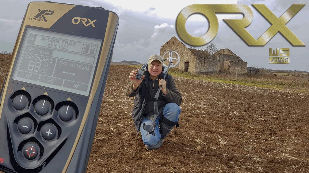 XP Metal Detectors ORX Detector - Specialized in Gold Hunting - FX02 Wired Headphones, WSAUDIO Wireless Headphones, HF Coil (9'') up to 50kHz, Remote Control and S-Telescopic Lite Stem (ORX-22FX02E)
