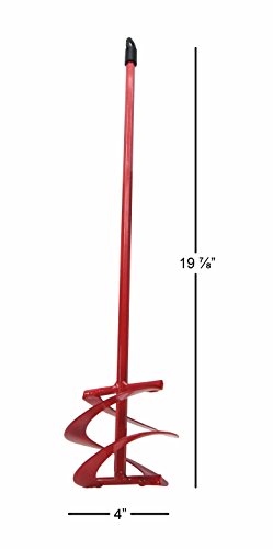 Elitexion Large Professional Heavy Duty Paint Cement Compound Mixer - 19 7/8 Inch Long