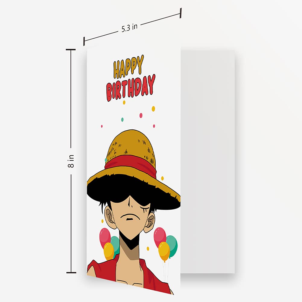 OJsensai Happy Birthday Card, Funny Birthday Card for Daughter Son, Bday Greeting Card for Him Her