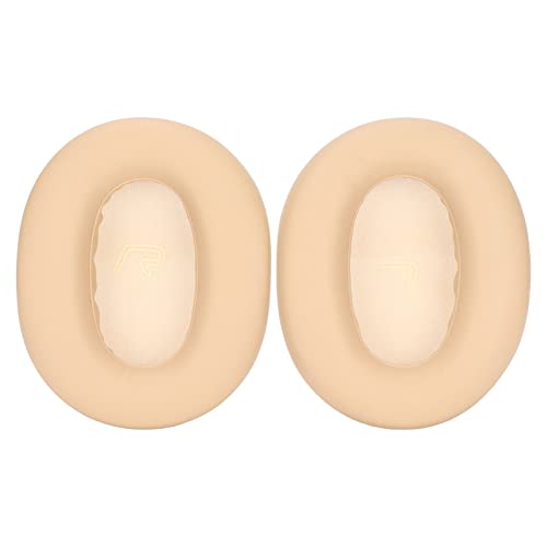 Replacement Ear Pads,Foam Protein Leather Noise Isolation Soft Wear Earpads Cushions for Edifier W860NB W830BT Bluetooth Headset (Brown)