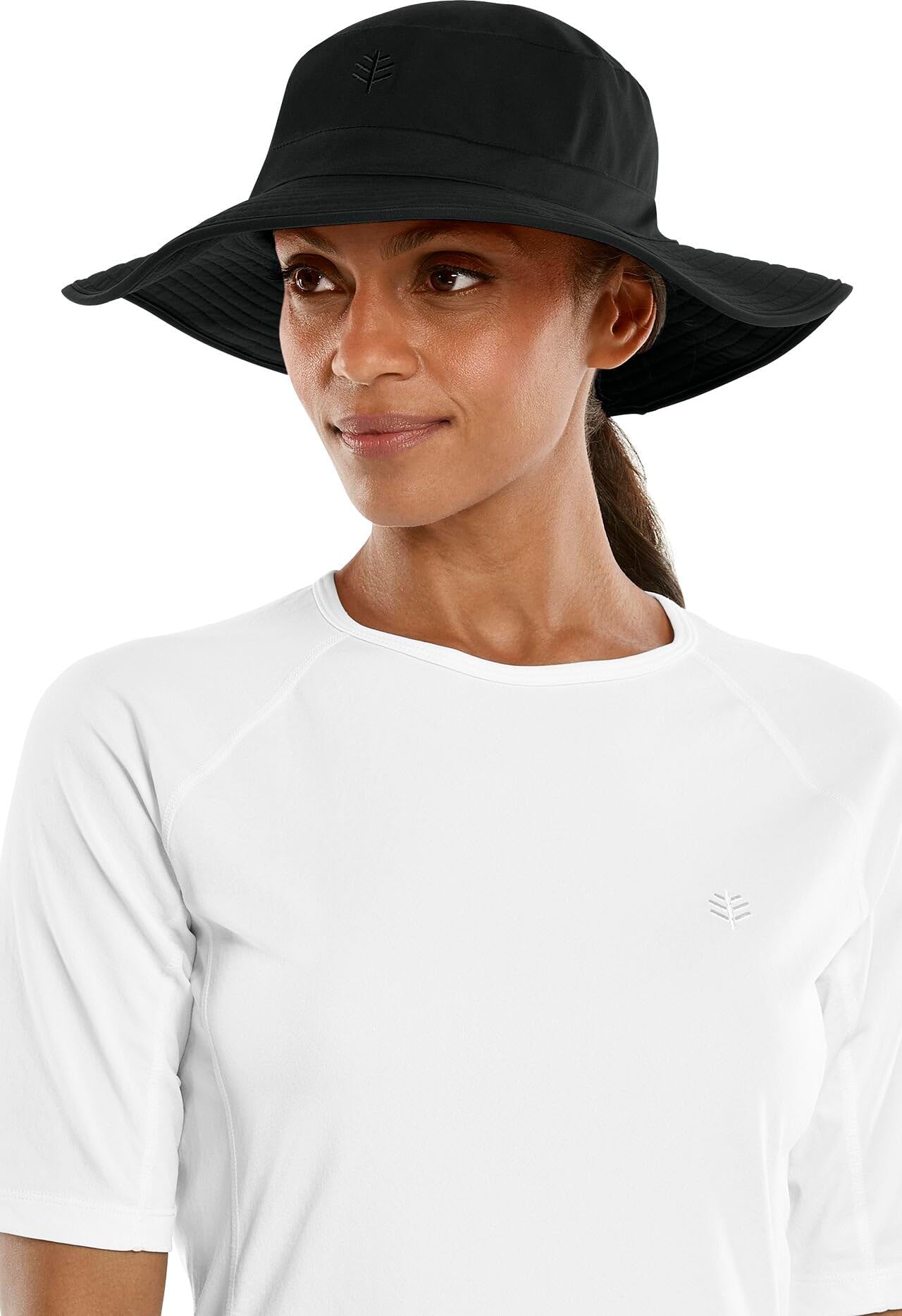 Coolibar UPF 50+ Women's Marina Sun Hat - Sun Protective (One Size- Natural)