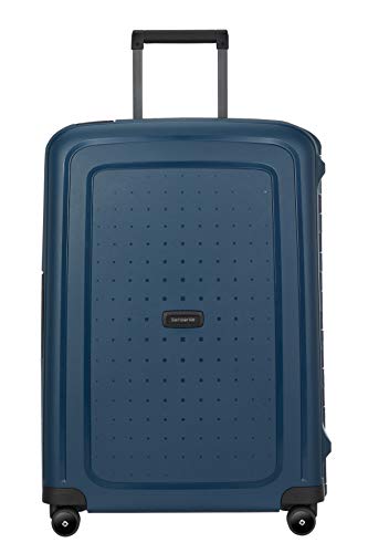Samsonite Unisex_Adult Luggage Suitcase, Blue (Navy Blue), M (69 cm-79 L)
