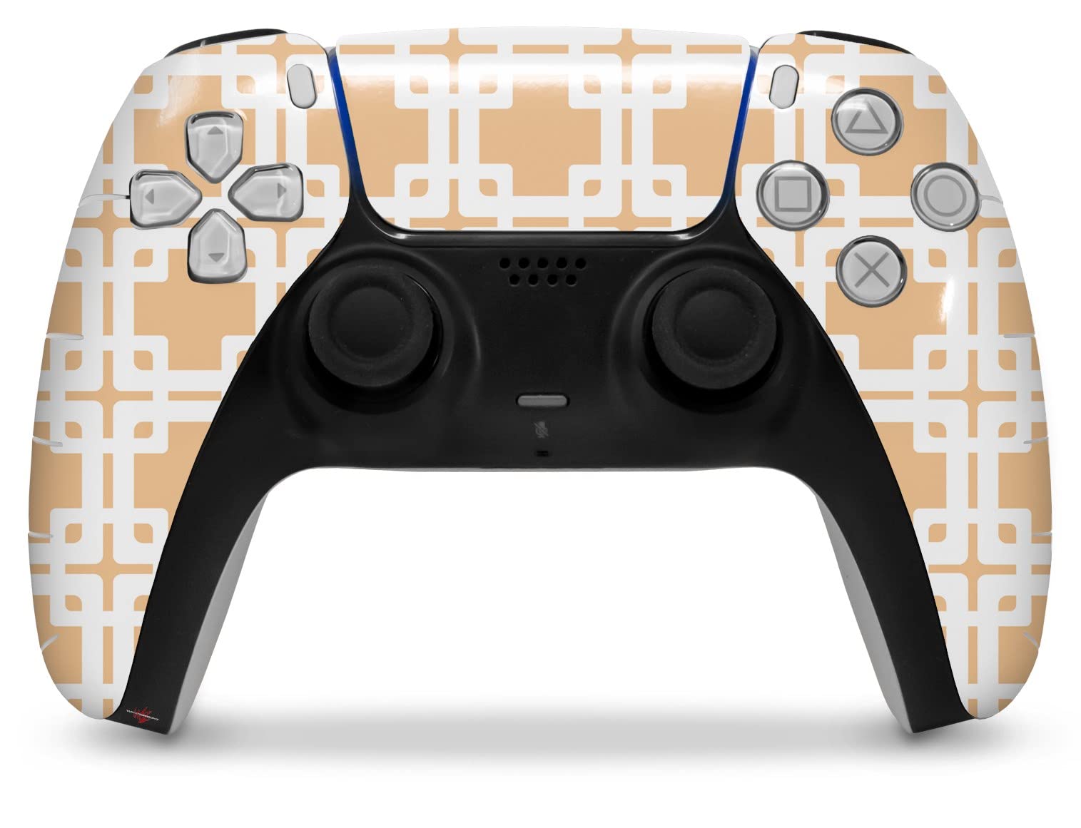 WraptorSkinz Skin Wrap compatible with Sony PS5 DualSense Controller Boxed Peach (CONTROLLER NOT INCLUDED)