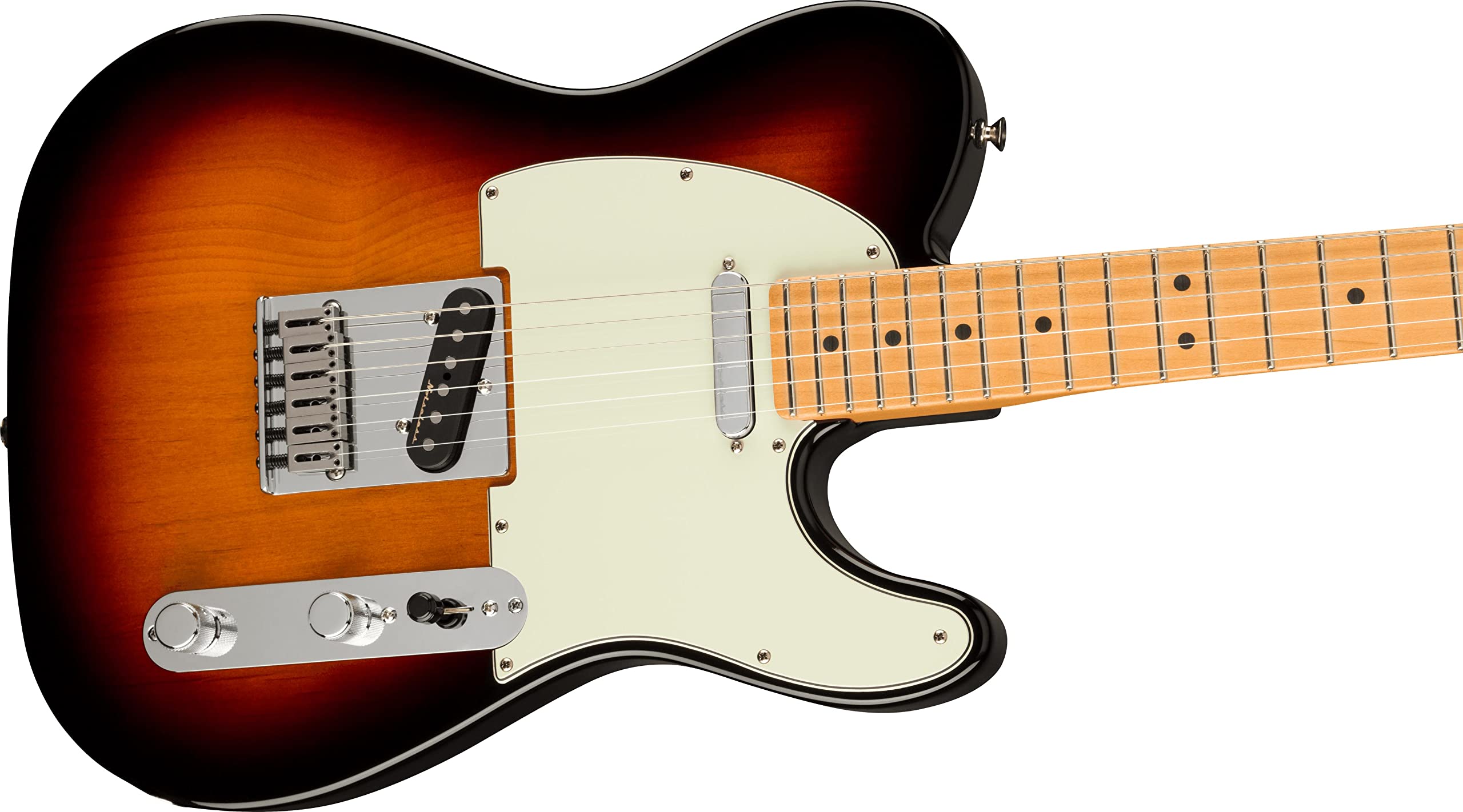 Fender Player Plus Telecaster Electric Guitar Bundle with Premium Tweed Case, Instrument Cable, Tuner, Guitar Strap, Extra Strings, 24-Pack of Picks and Austin Bazaar Guitar Essentials DVD