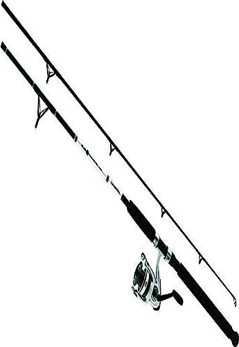 Daiwa DWB40-B/F702M D-Wave Saltwater Spinning Combo, 1 Bearing, 7' Length, 2Piece Rod, Medium Power, Fiberglass Blank Material