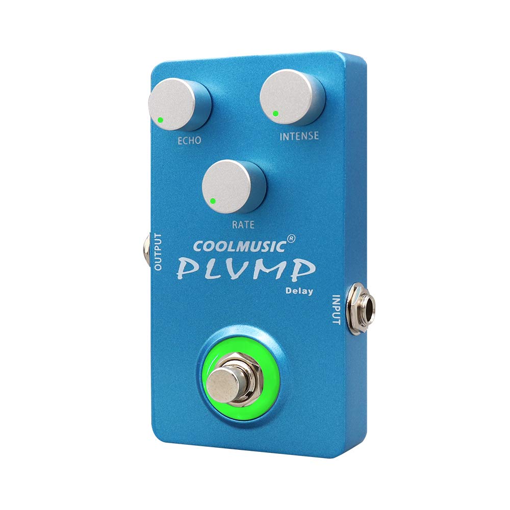 Coolmusic C-DE01 Guitar Delay Pedal Bass Delay Effect Pedal