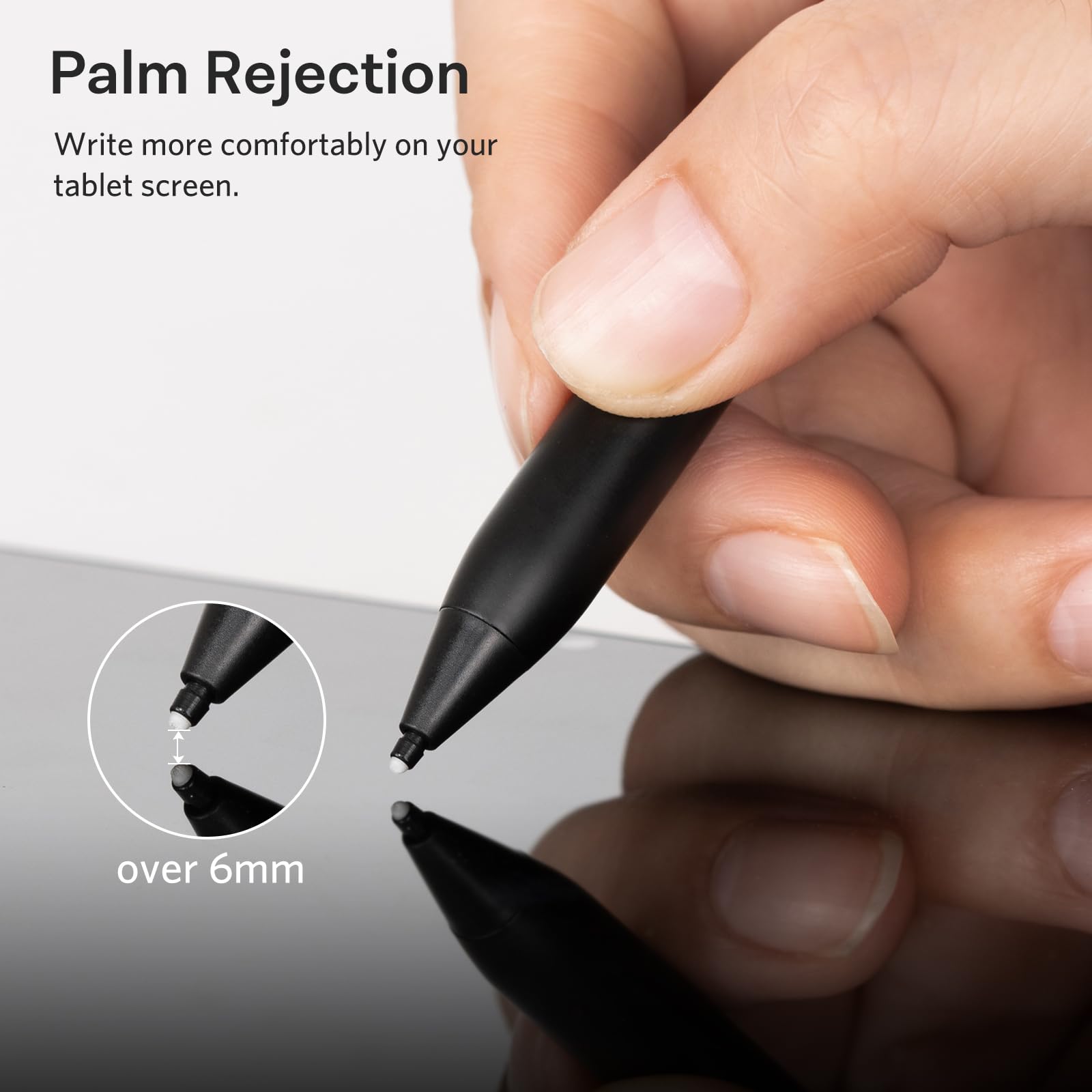 CoBak Stylus Pen for Microsoft Surface with 4096 Level Pressure, Eraser & Right-Click, Palm Rejaction Functiopns, Work for Surface Pro 8/X/7+/7/6/5/4/3, Surface/Go/Book/Laptop(Black)