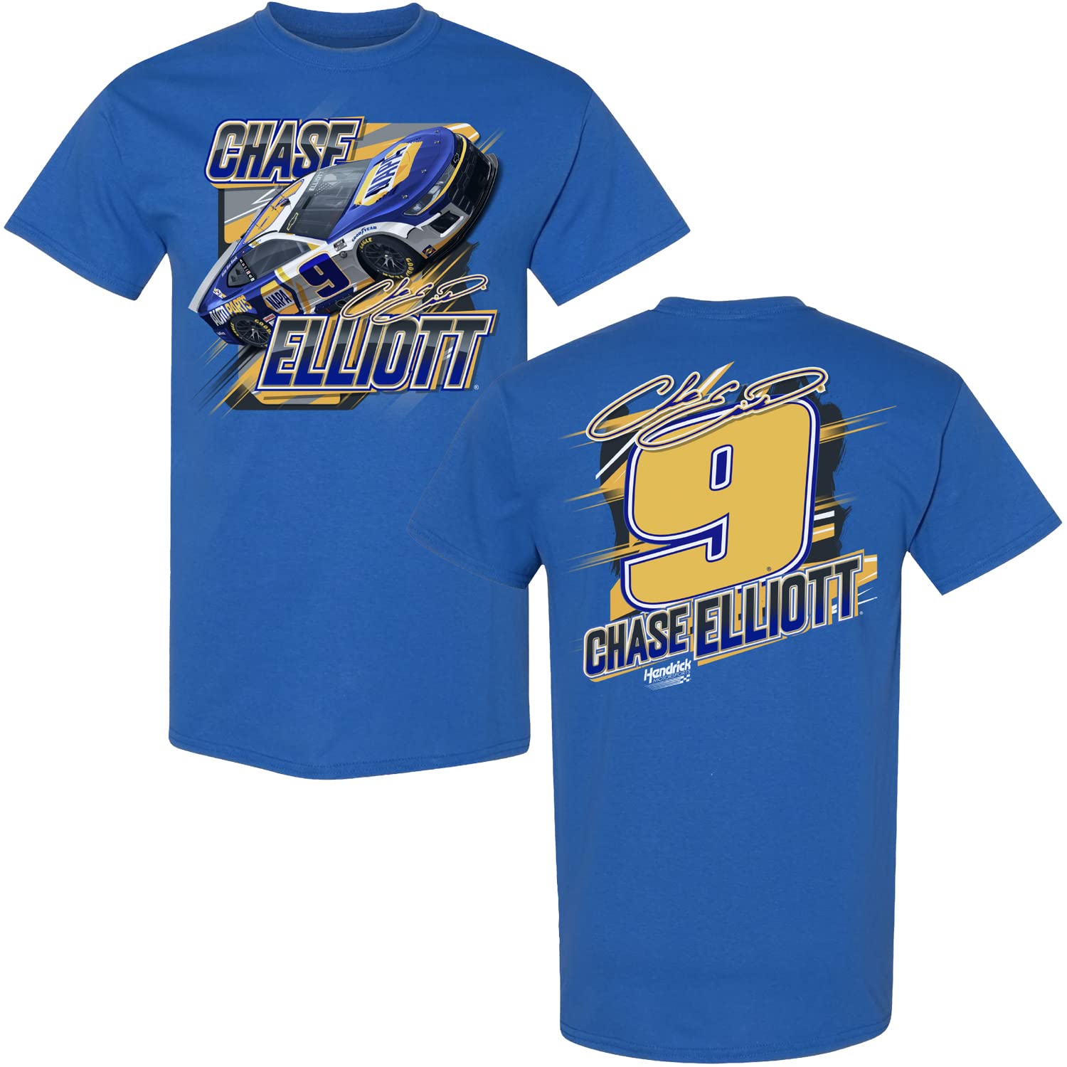 Checkered Flag Sports Kyle Busch 8 2 Spot Uniform T-Shirt - Short Sleeve Pit Crew Automotive Racing Apparel Medium Black