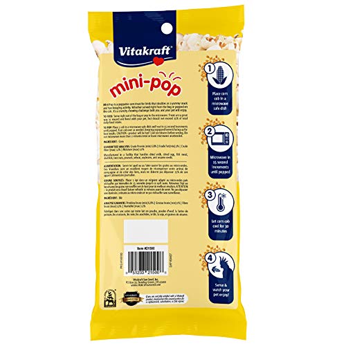 Vitakraft Mini-Pop Corn Cob Bird Treat 6 Ounce (Pack of 1)