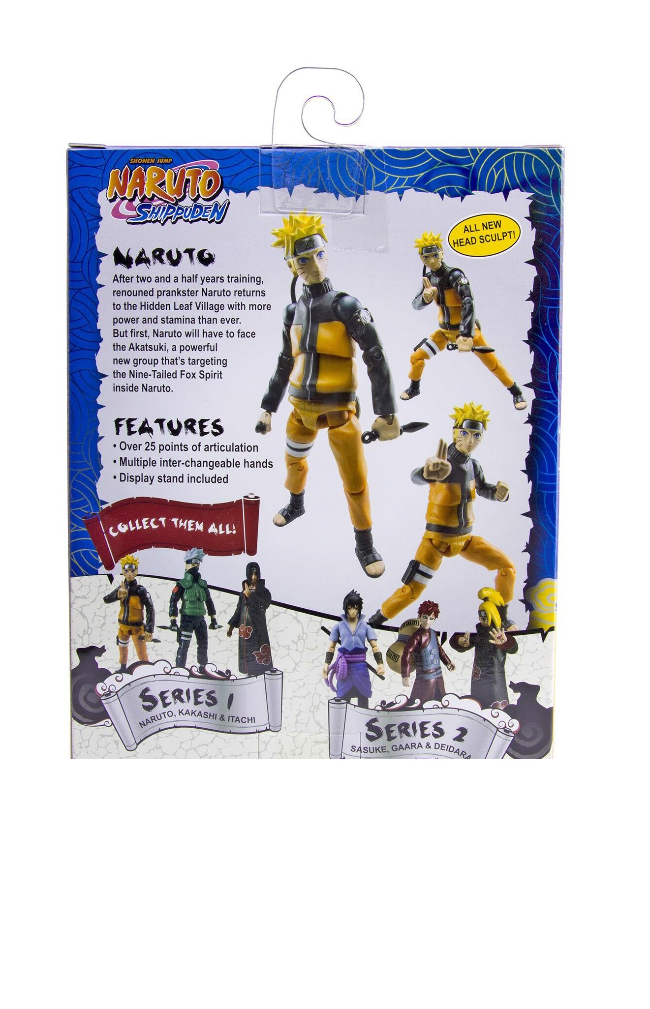 Toynami Naruto Shippuden 4-Inch Poseable Action Figure Series 1 Naruto Action Figure
