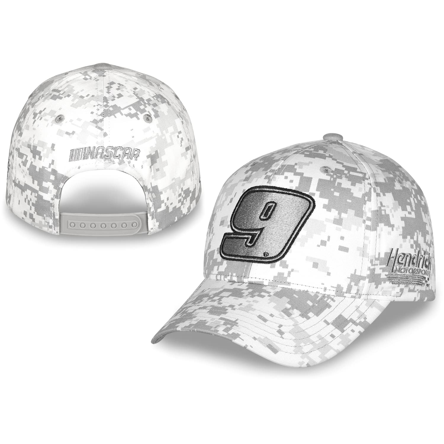 Checkered Flag Sports Chase Elliott 2022#9 Digital Camo Gray NASCAR Snapback Hat