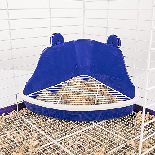 Ware Manufacturing Plastic Scatterless Lock-N-Litter Small Pet Pan (Colors May Vary)