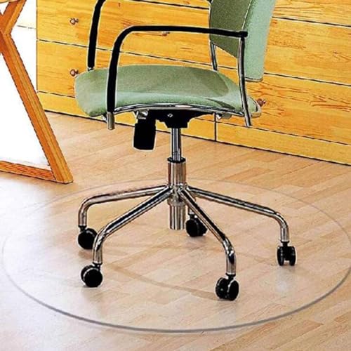 Clear PVC Desk Chair Mat 2.0mm PVC Floor Protection Pad Door Mat,Household Waterproof Non-slip Mat,for Hard Floors Table Cloth Protector, 40/50/60/70/80/90/100/110/120cm wide,100-500cm for Office & Ho