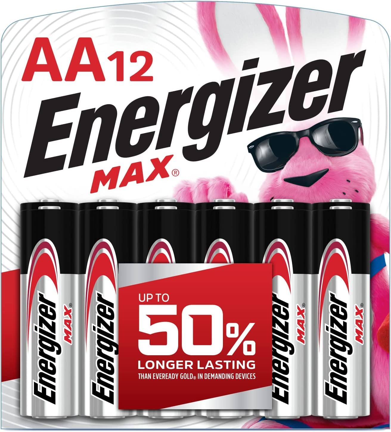 Energizer MAX AA Batteries (12 Pack), Double A Alkaline Batteries & MAX 9V Batteries (4 Pack), 9 Volt Alkaline Batteries - Packaging May Vary