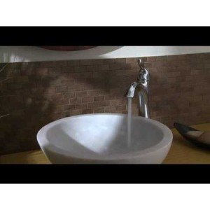 Moen Oil-Rubbed Bronze Single Hole Bathroom Sink Faucet Trim Kit with Deck Plate and Water Drain, Ideal for Bath Vanity Sinks, 6400ORB