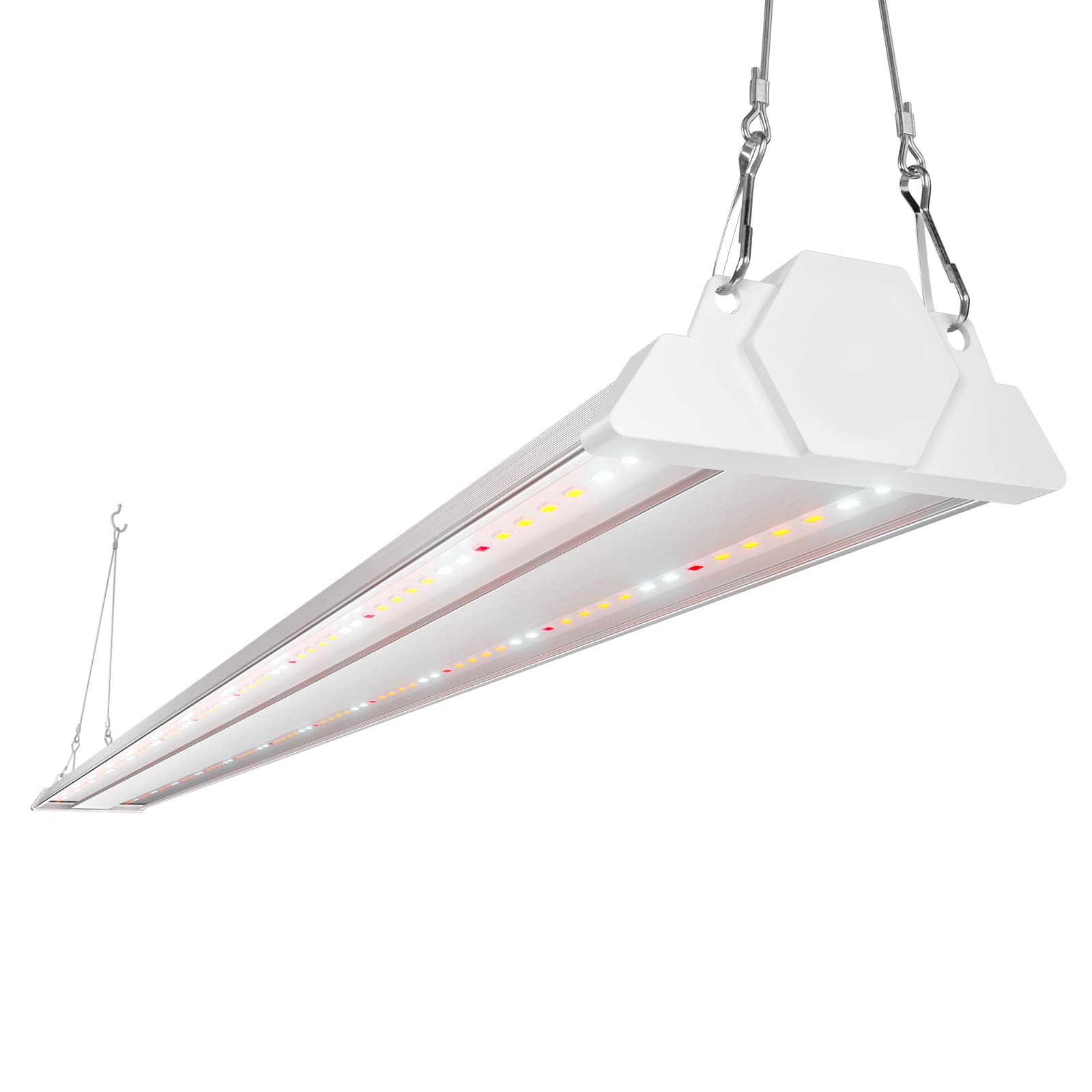 FREELICHT 1 Pack 2ft LED Grow Light, 30W (175W Equivalent), Sunlike Full Spectrum Integrated Plant Light for Hydroponic Indoor Plant Seedling Veg and Flower, Plug in with On/Off Switch