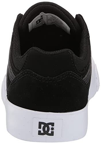 DC Men's Kalis Vulc Low Top Casual Skate Shoe, Black/White, 10 D M US