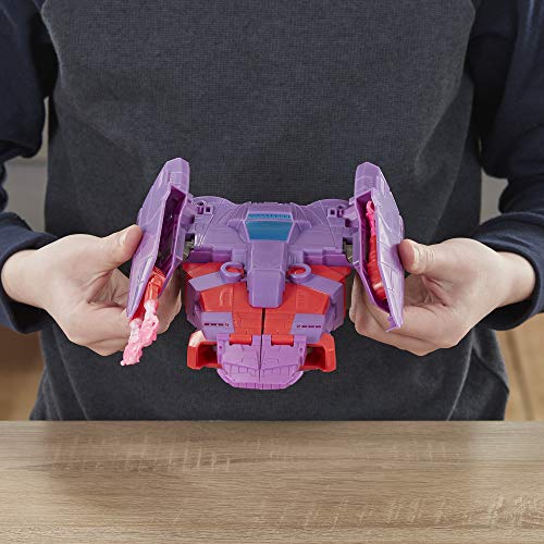 Transformers Toys Cyberverse Action Attackers Ultra Class Alpha Trion Action Figure - Repeatable Laser Beam Blast Action Attack - for Kids Age 6 & Up, 7.5"