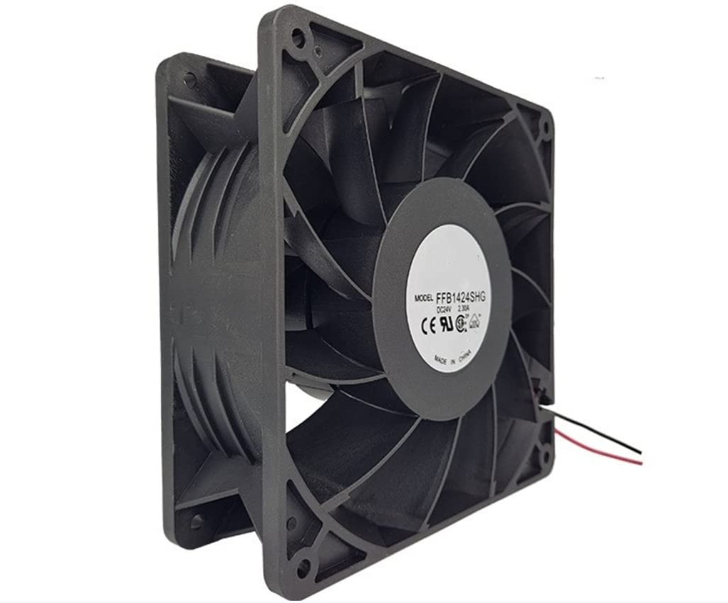FFB1424SHG 140MM Fan, for 24V 2.30A 3600RPM 463.9CFM 61.7DB 140X140X50MM 2-Wire Cooling Fan