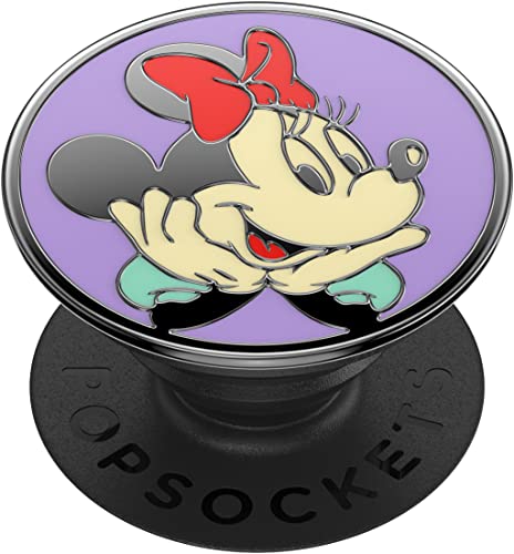 PopSockets: Phone Grip with Expanding Kickstand, Pop Socket for Phone - Enamel 80s Mickey