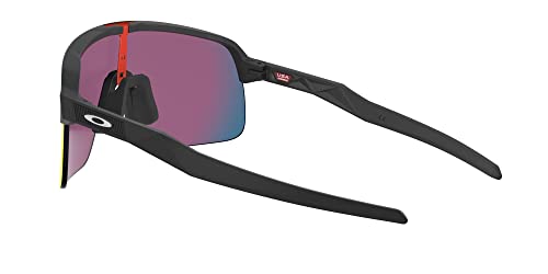 Oakley Men's OO9463 Sutro Lite Rectangular Sunglasses, Matte Black/Prizm Road, 39 mm