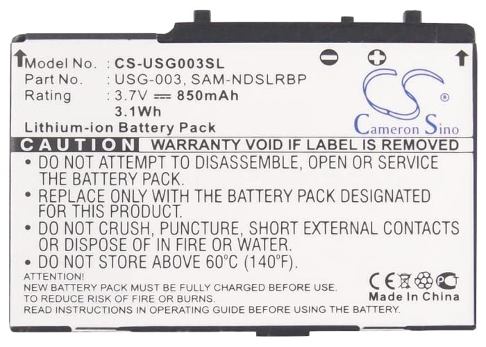 VINTRONS Battery Replacement Compatible for Nintendo DS, DS Lite,