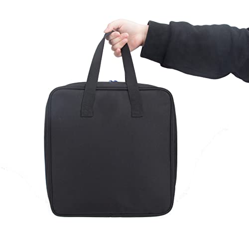 KISLANE Carrying Case for 24 Monster Jam Trucks, Kids Toy Truck Storage Compatible with 24 Monster Jam Trucks, Holding for 1:64 Scale Monster Jam Trucks (No Accessories Included)