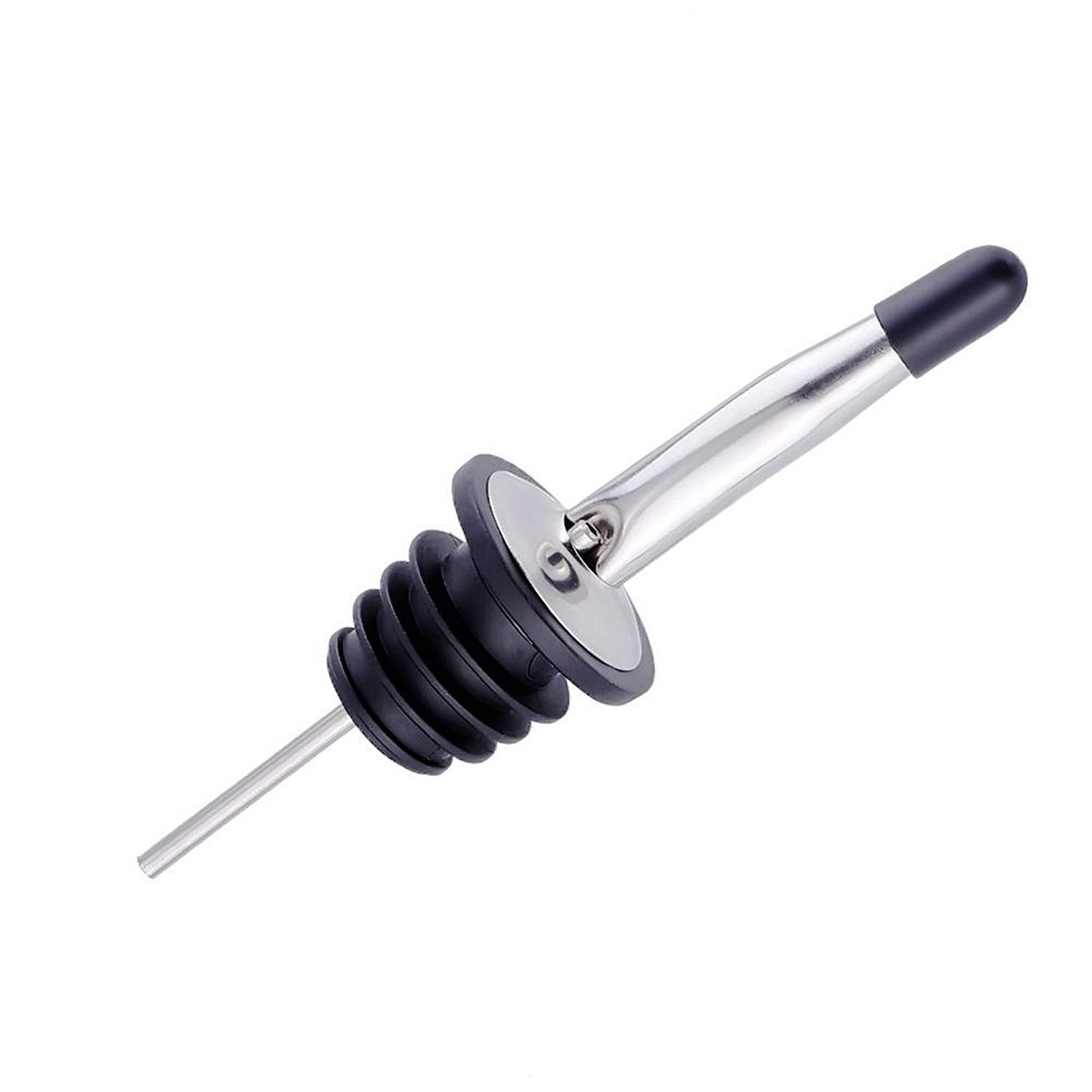 eBoot 150 Pack Pour Spot Caps Pourer Covers Liquor Caps Bottle Spout Dust Protection for Liquor Bottles, Black