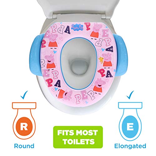 Peppa Pig "I'm Peppa Pig" Soft Potty Seat and Potty Training Seat - Soft Cushion, Baby Potty Training, Safe, Easy to Clean