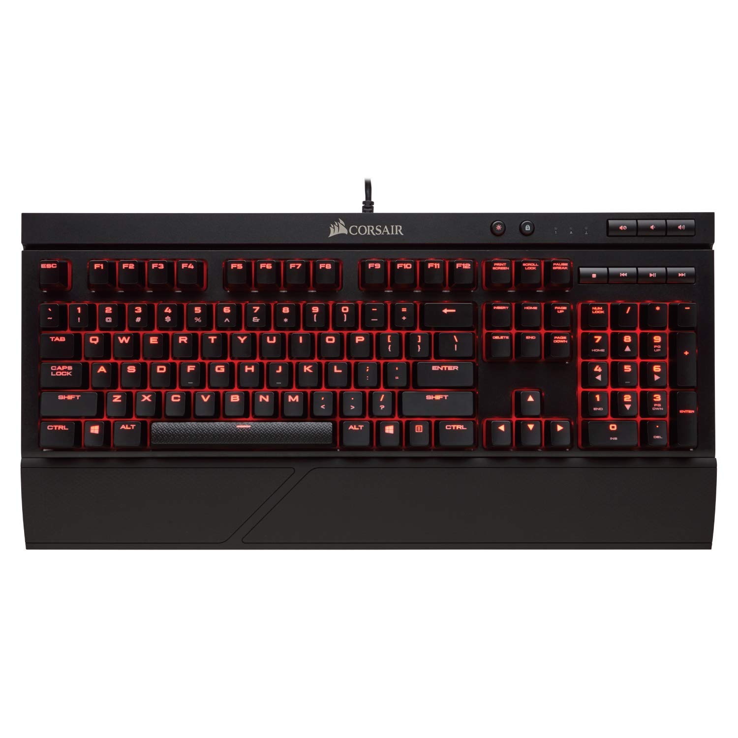 CORSAIR K68 Mechanical Gaming Keyboard Cherry MX Red (Renewed)