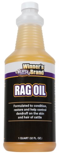 Weaver Leather unisex adult Livestock Rag Oil Wl Qt, Natural, Quart US