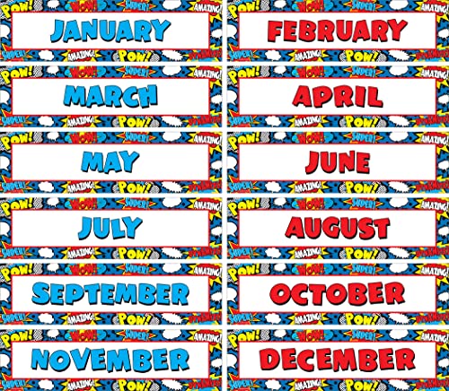 Teacher Created Resources Superhero Monthly Headliners (5590)