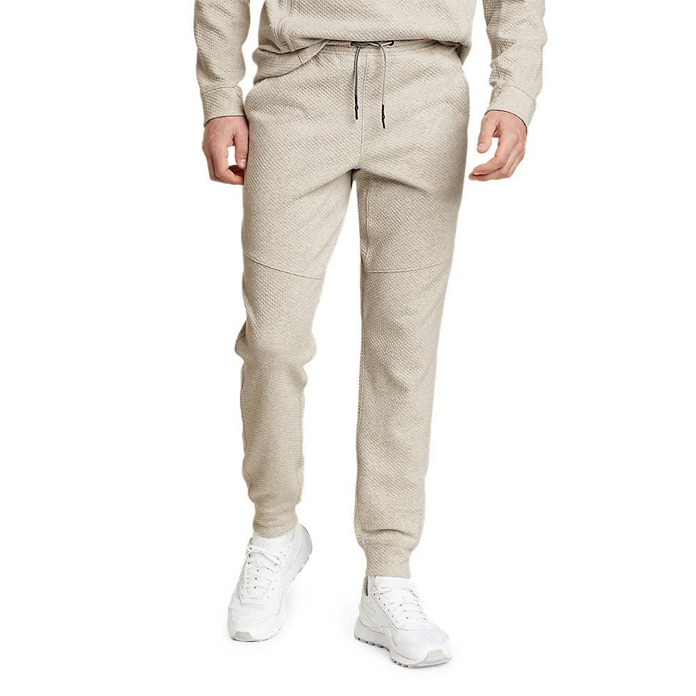 Eddie Bauer Men's Easy River Joggers, Lt HTR Gray, Large