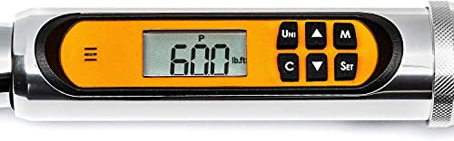 GEARWRENCH 3/8" 120XP Flex Head Electronic Torque Wrench with Angle, 10-100 Ft/Lbs - 85195