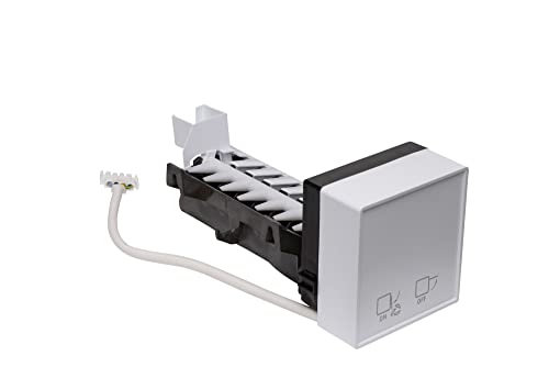 KITCHEN BASICS 101: 241798224 Ice Maker Replacement for Electrolux & Frigidaire Refrigerators 241642511 241798201 241798231 & 10 Foot Universal Ice Maker Flexible Braided Stainless Steel Water Supply