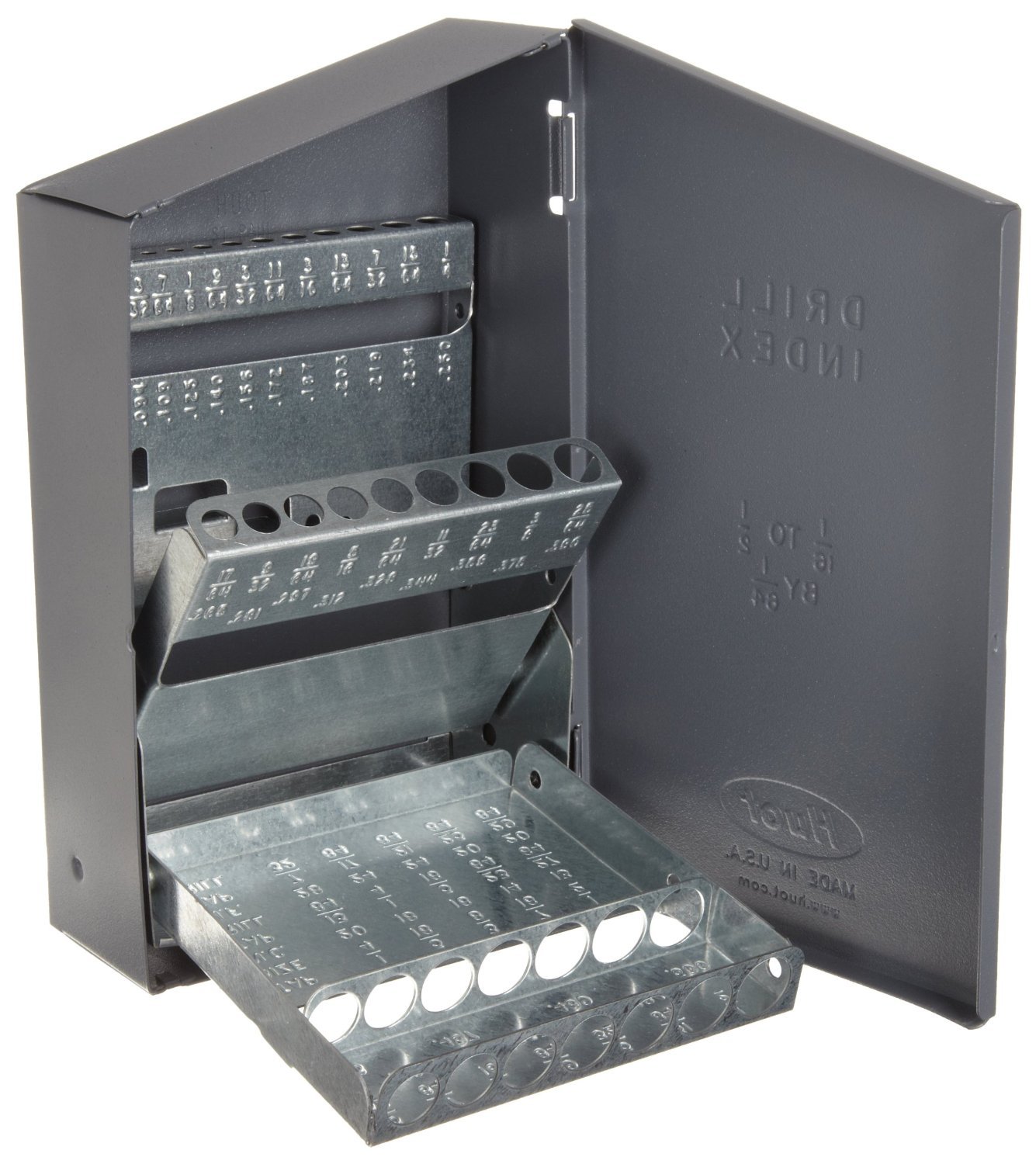 Drill America Drill Bit Index/Case, 1/16-1/2 by 64ths (29 Sizes), 10550 & DEWALT Tool Box, Tough Case, Medium, Case Only (DWAN2190), Yellow