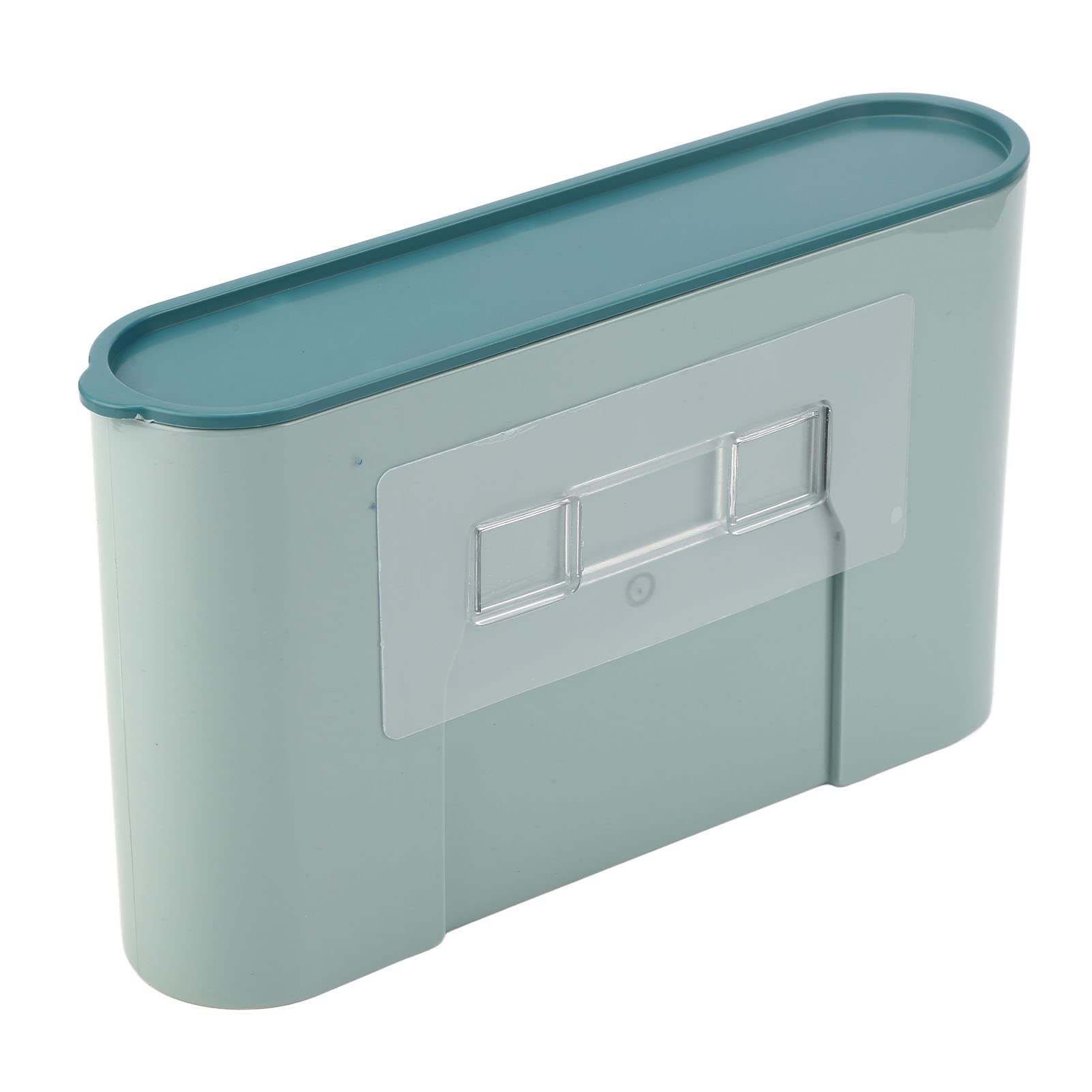 Extra Large Trash Bag Dispenser Roll Holder,Wall Mount Kitchen Cabinet Organizer Storage Box Holder,Grocery Bag Dispenser Large Capacity Dustproof Lid Plastic Bag Organizer for Kitchen Bedroom(gr