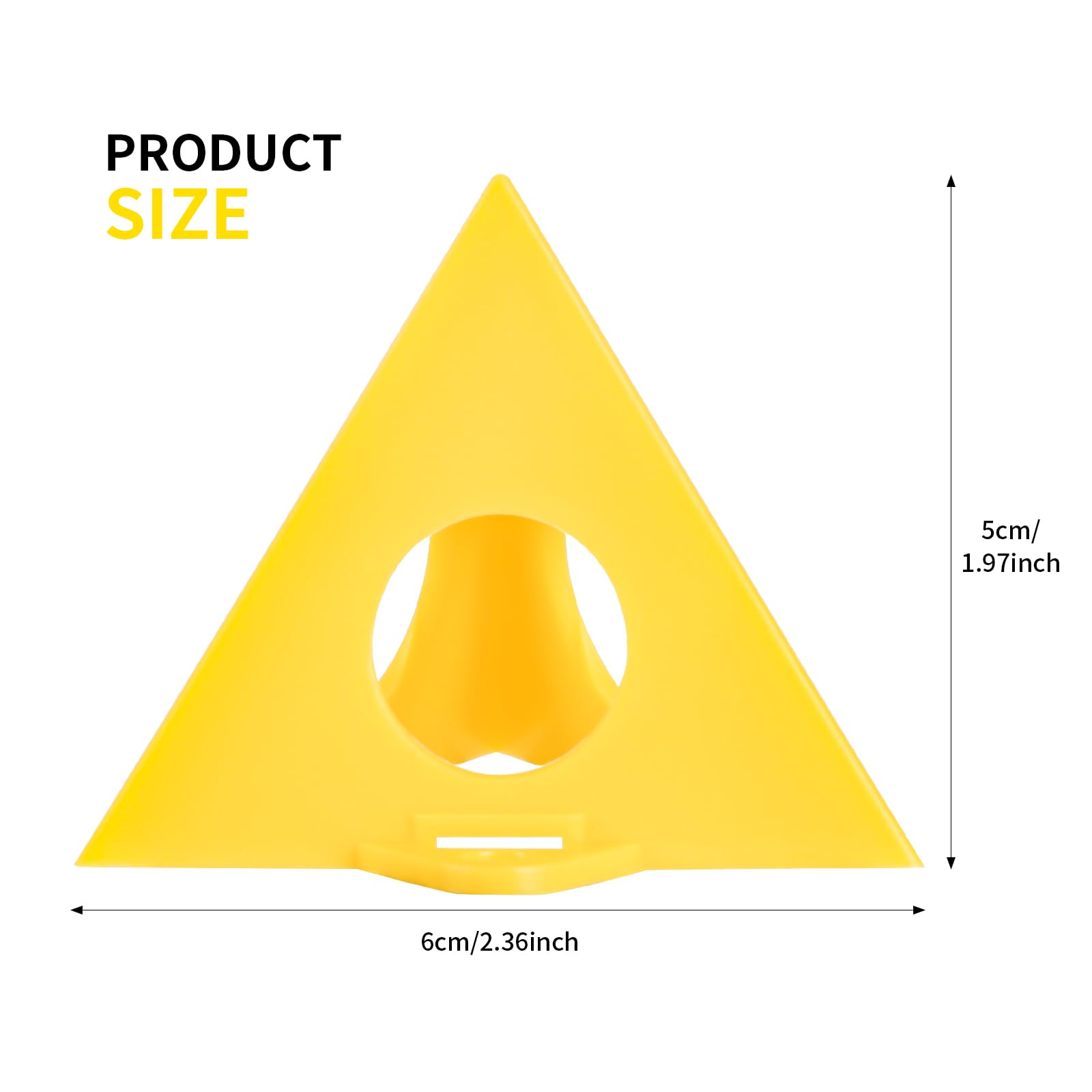 FDKJEJC 36pcs Paint Triangle Stands,Painters Pyramid Stands,Paint Stands for Painting,Mini Cone Paint Stands for Cabinet and Door Risers Support