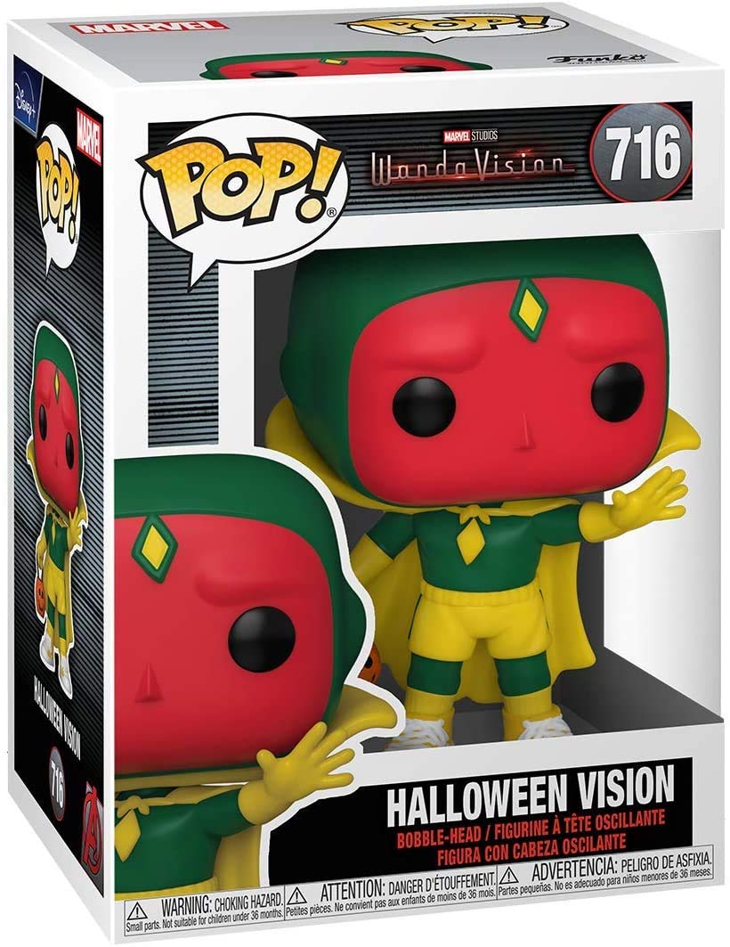 Vision Halloween Pop #716 Pop TV: Wanda Vision Vinyl Figure (Bundled with EcoTek Protector to Protect Display Box)