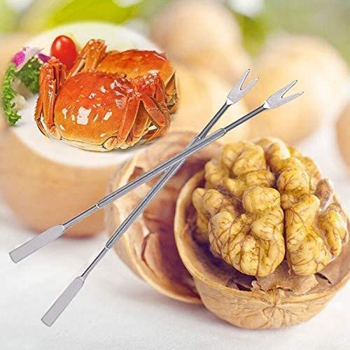 Practical Lobster Crab Needle Steel Multi Function Walnut Needle Olive Seafood Gadgets Fruit Tools Fork