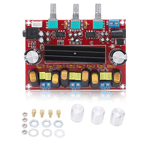 FECAMOS Amplifier Module, Heat Resistant Outstanding Sound PCB 12V-24V Power Amplifier Board for Audio Equipment