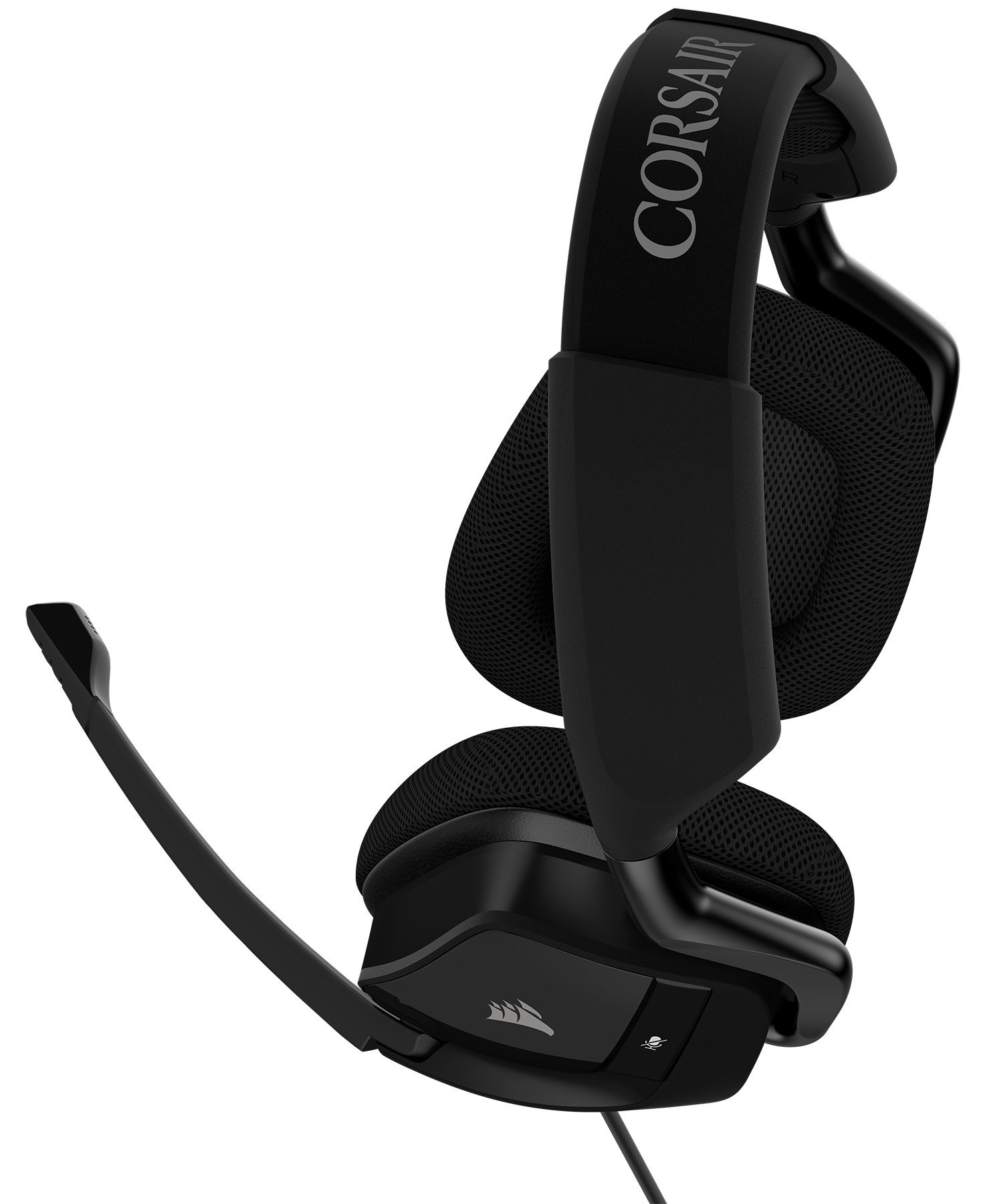 CORSAIR VOID PRO SURROUND Gaming Headset - Dolby 7.1 Surround Sound Headphones for PC - Works with Xbox One, PS4, Nintendo Switch, iOS and Android - Carbon