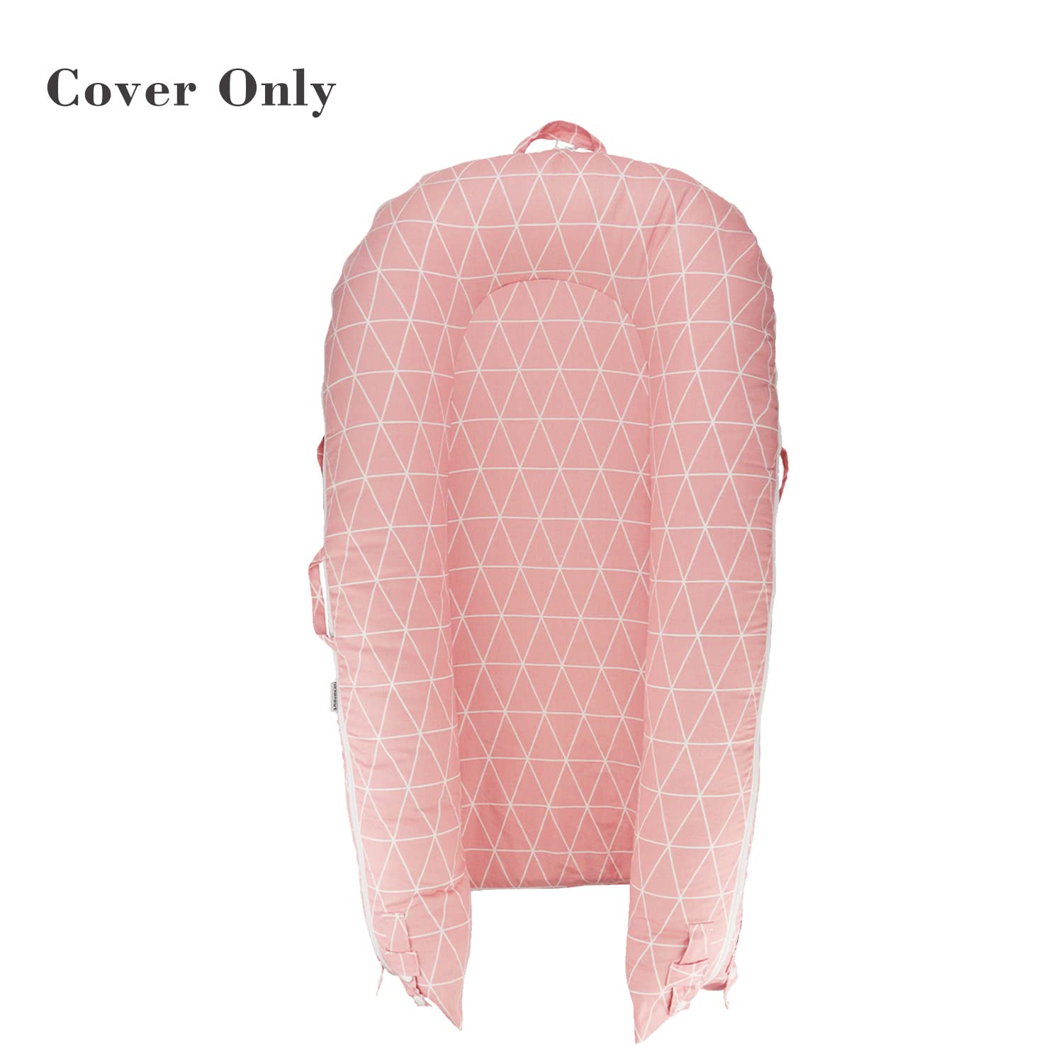 Sweety Baby Newborn Lounger Cover for DockATot Deluxe, 100% Cotton Cover for Dock A Tot (Pink)
