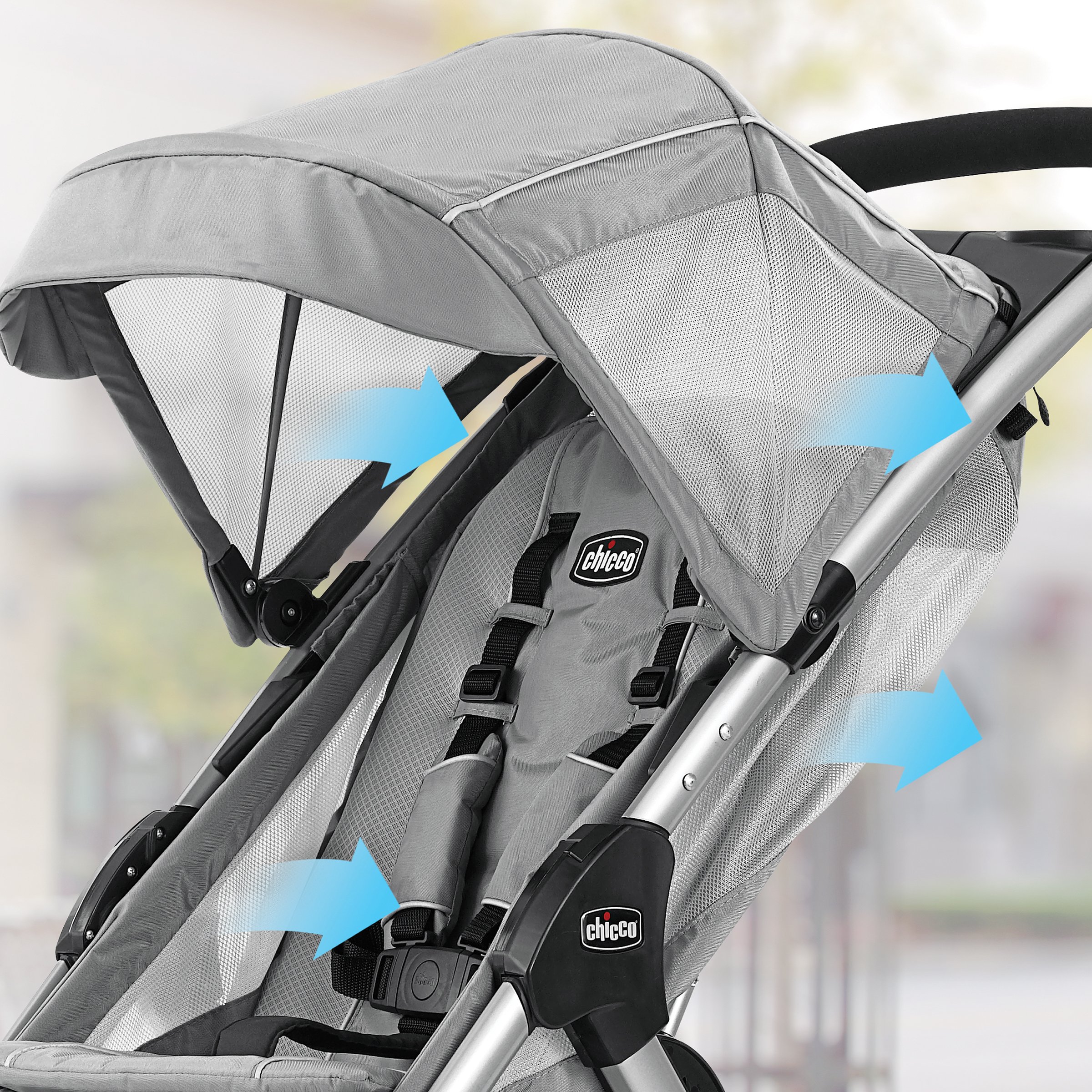 Chicco Mini Bravo Lightweight Stroller - Chili, Red