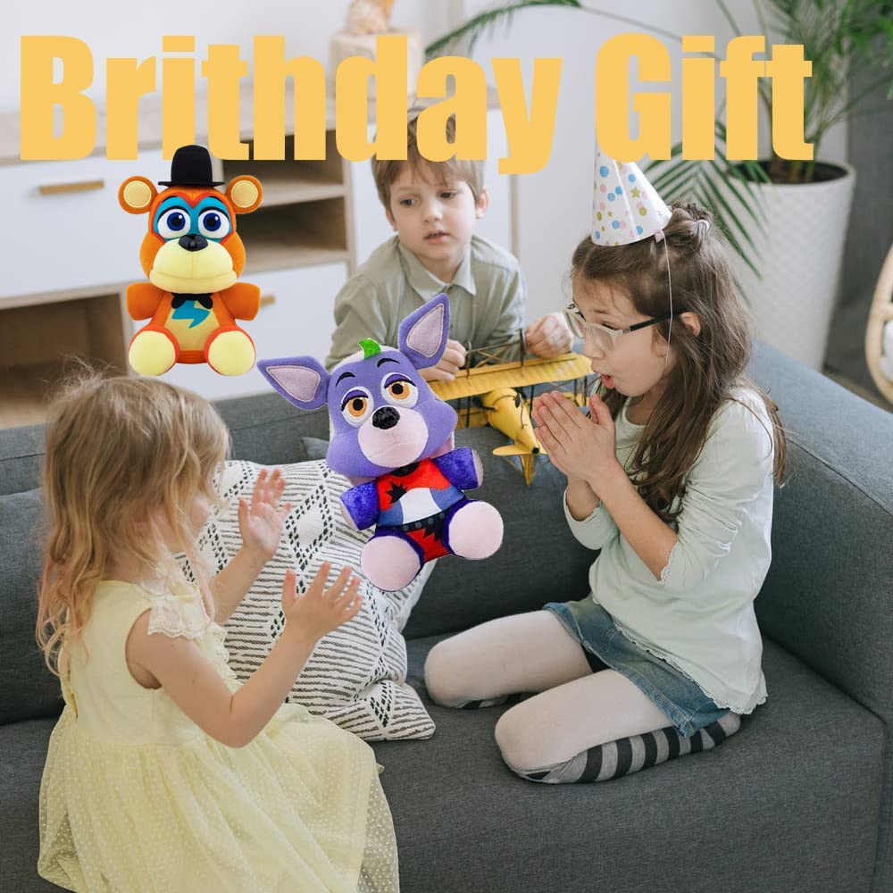 Mokorety Five Nights at Freddy's Plushies,Five Nights at Freddy's Plush,FNAF Plushies,Gift for FNAF Plush Game Fans (c03)