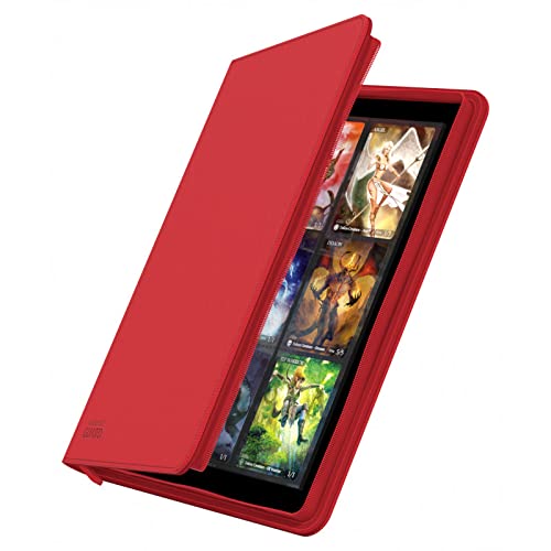 Ultimate Guard Zipfolio 360 β 18 Pocket Xenoskin Red