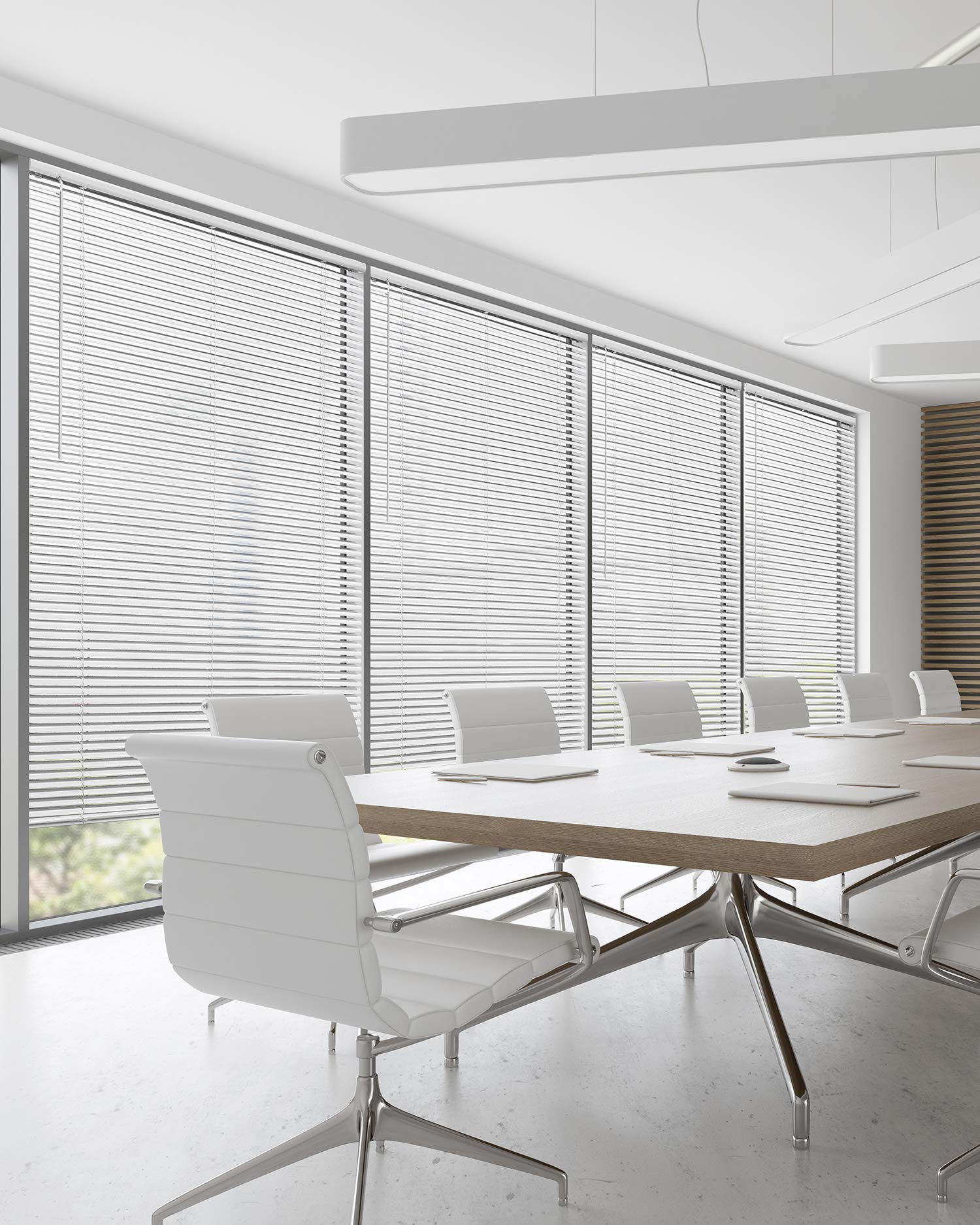 CHICOLOGY Blinds for Windows , Mini Blinds , Window Blinds , Door Blinds , Blinds & Shades , Camper Blinds , Mini Blinds for Windows , Horizontal Window Blinds , Gloss White, 23"W X 60"H